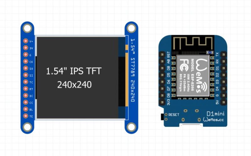 Display images on the TFT LCD ST7789 - CiferTech
