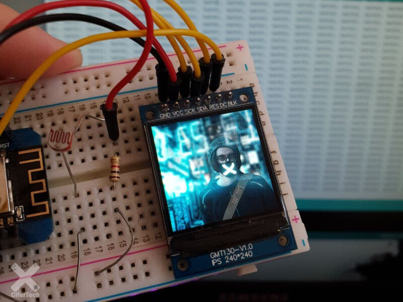 Display images on the TFT LCD ST7789 - CiferTech