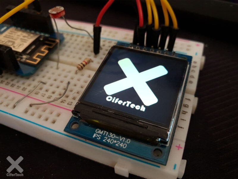 Display images on the TFT LCD ST7789 - CiferTech