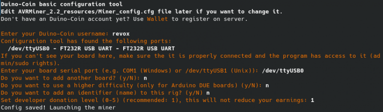 Mining Cryptocurrency using Arduino (DuinoCoin) - CiferTech