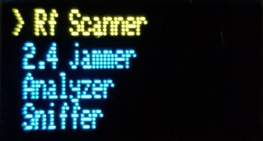 nRF-BOX - 2.4GHz scanner/jammer/Channel Analyzer